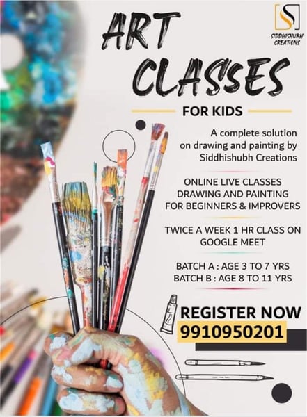Drawing classes for Kids. After-school classes and Events.