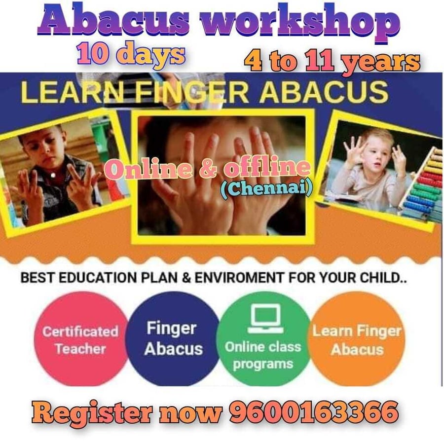 Abacus classes for Kids. After-school classes and Events.