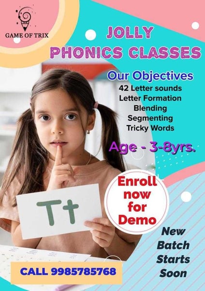 Phonics classes for Kids. After-school classes and Events.