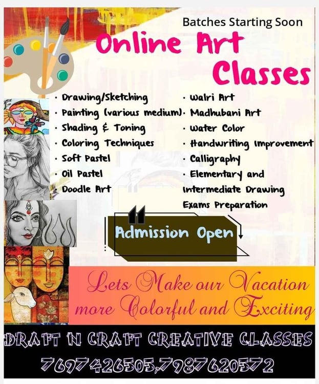 Drawing classes for Kids. After-school classes and Events.