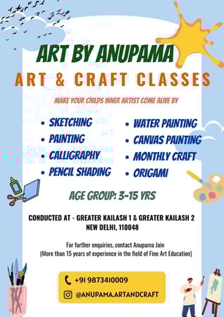 Calligraphy classes for Kids. After-school classes and Events.