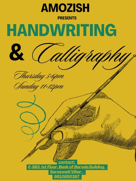 Handwriting classes for Kids. After-school classes and Events.