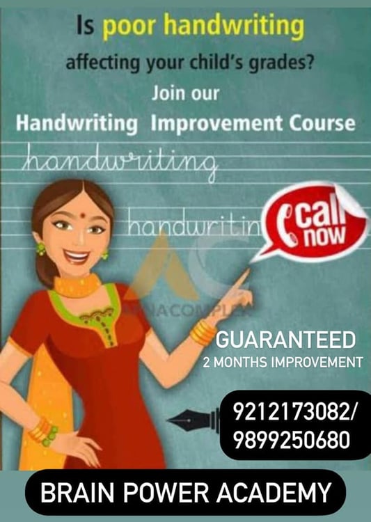 Handwriting classes for Kids. After-school classes and Events.