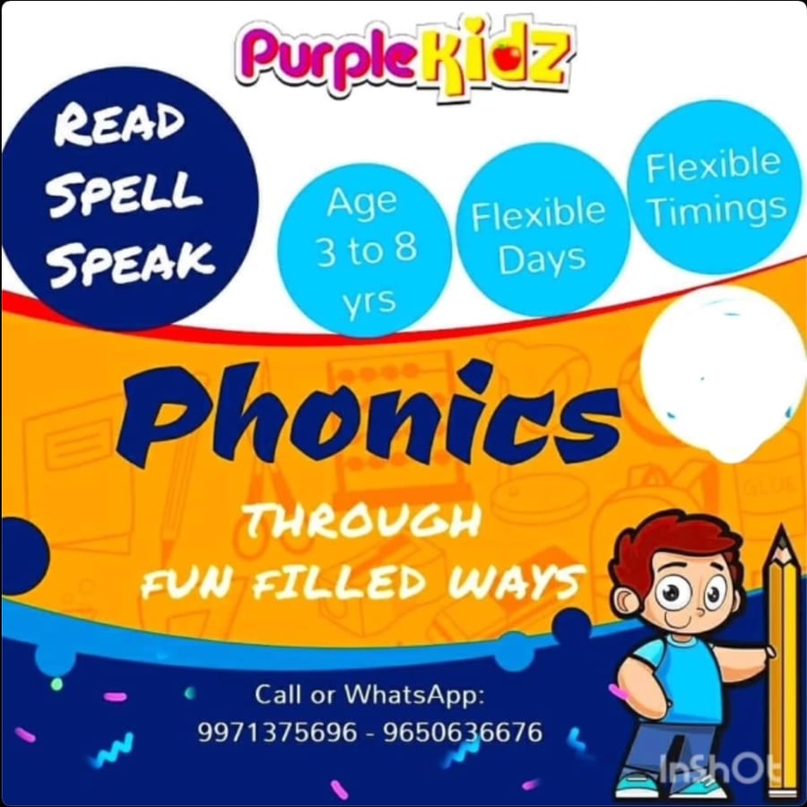 Phonics classes for Kids. After-school classes and Events.