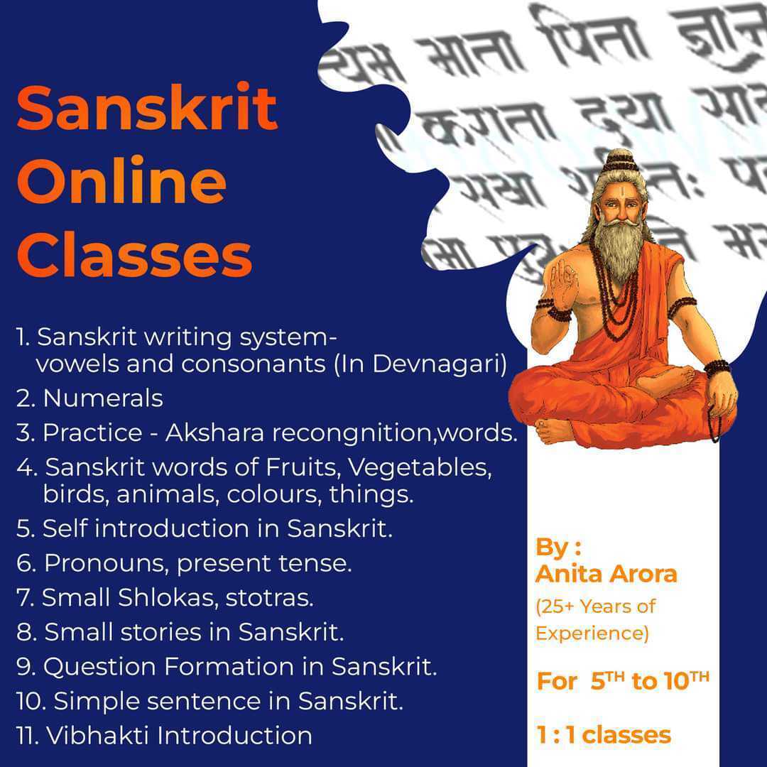 Anita Arora-Online Sanskrit Classes in