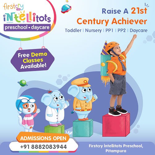 Firstcry Intellitots Preschool-ADMISSION OPEN in Pitampura